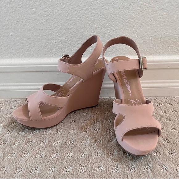 American Rag | Shoes | American Rag Blush Wedge Heels | Poshmark